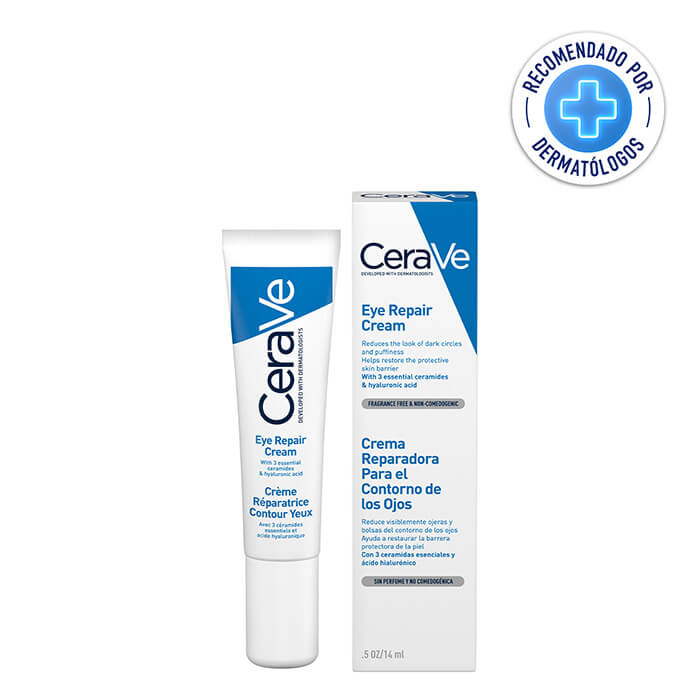 Crema reparadora para contorno de ojos, ojeras, bolsas | CeraVe
